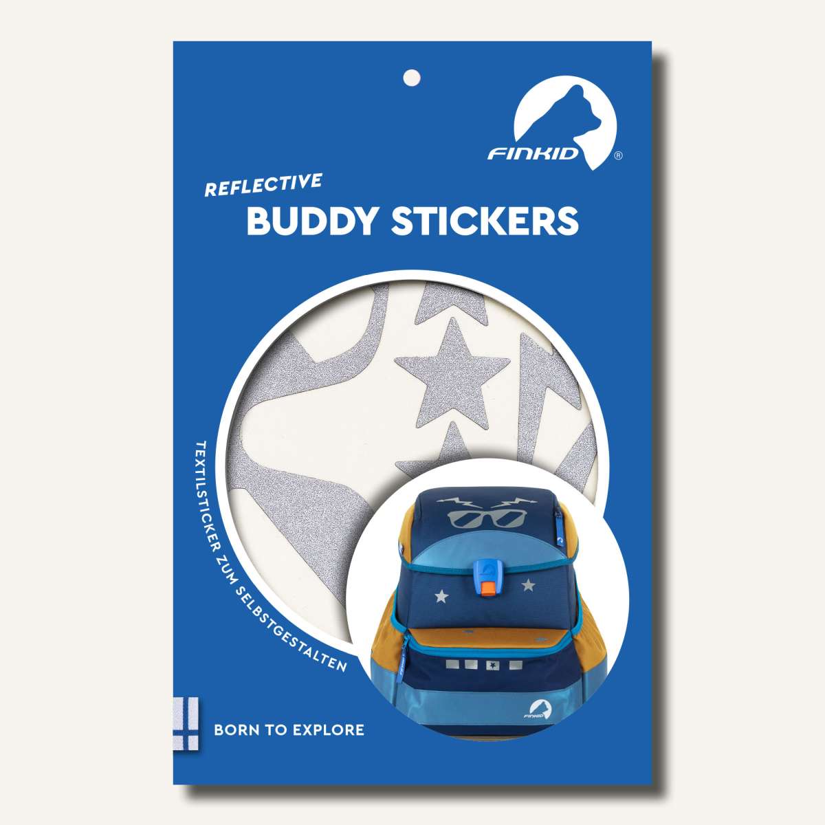 finkid® Reflective BUDDY Stickers – Sichtbarkeit & Sicherheit